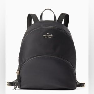 kate spade | Bags | Kate Spade Mini Convertible Backpack Black Leather ...